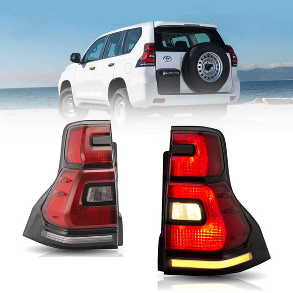 2010 2011 2012 2013 2014 2015 2016 Toyota Land Cruiser Prado 4th Gen LED Tail Lights Assembly ...