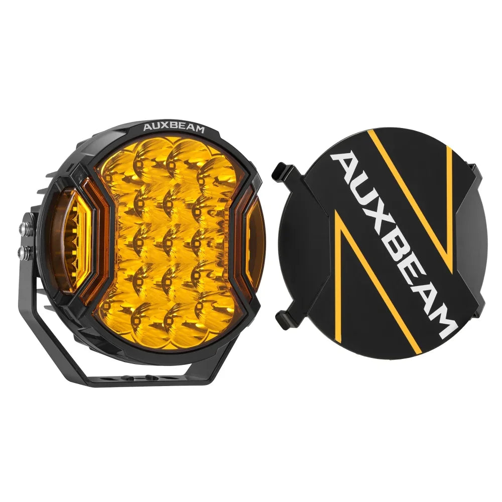 V-ULTRA Series | 9 Inch 300W LED Side Shooter Amber Driving Lights wit