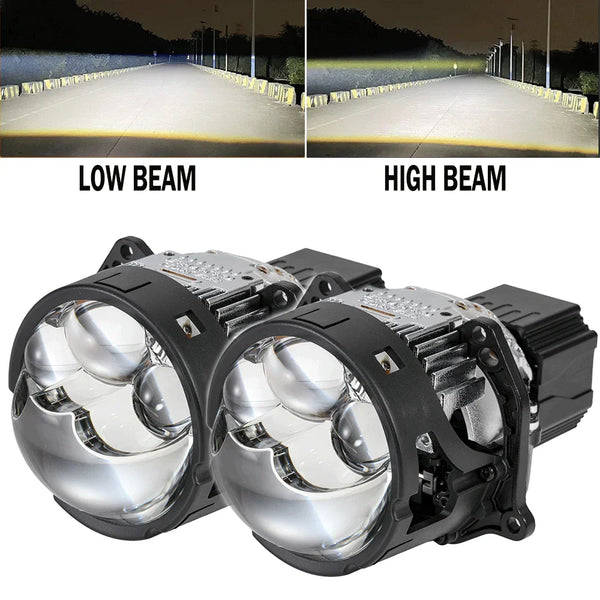 🆕3 Inch 158W Ultra-Brightness & Wider Light Pattern Triple Direct Bi-L