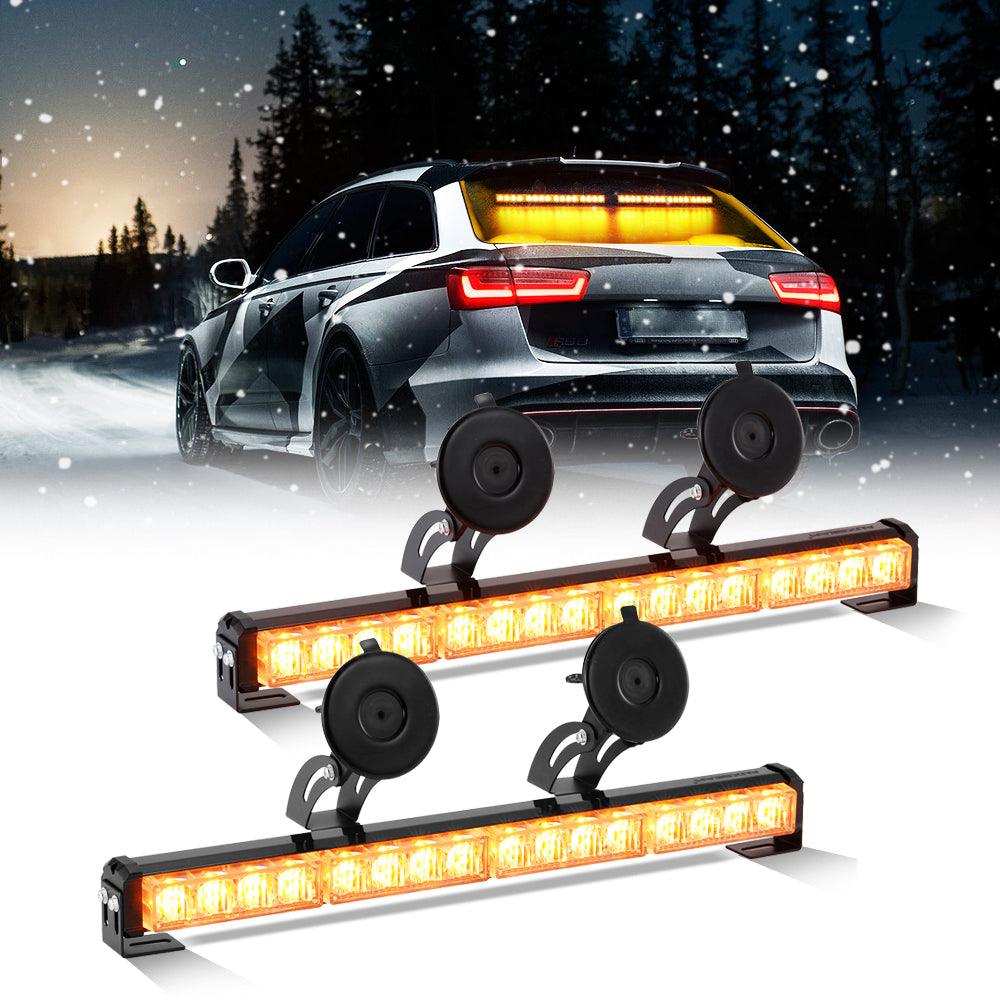 17" Dual LED Directional Emergency Traffic Advisor Light Bars 20 ...