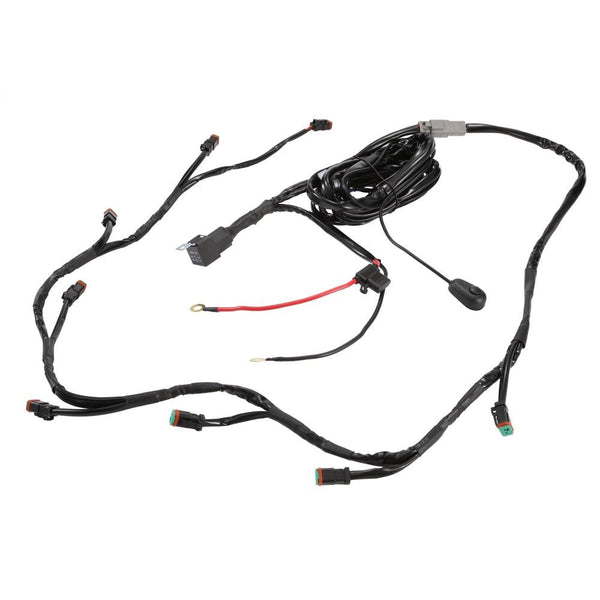 8-LED Pod Light Power Wiring Harness Kit with 2 PIN DT Plug