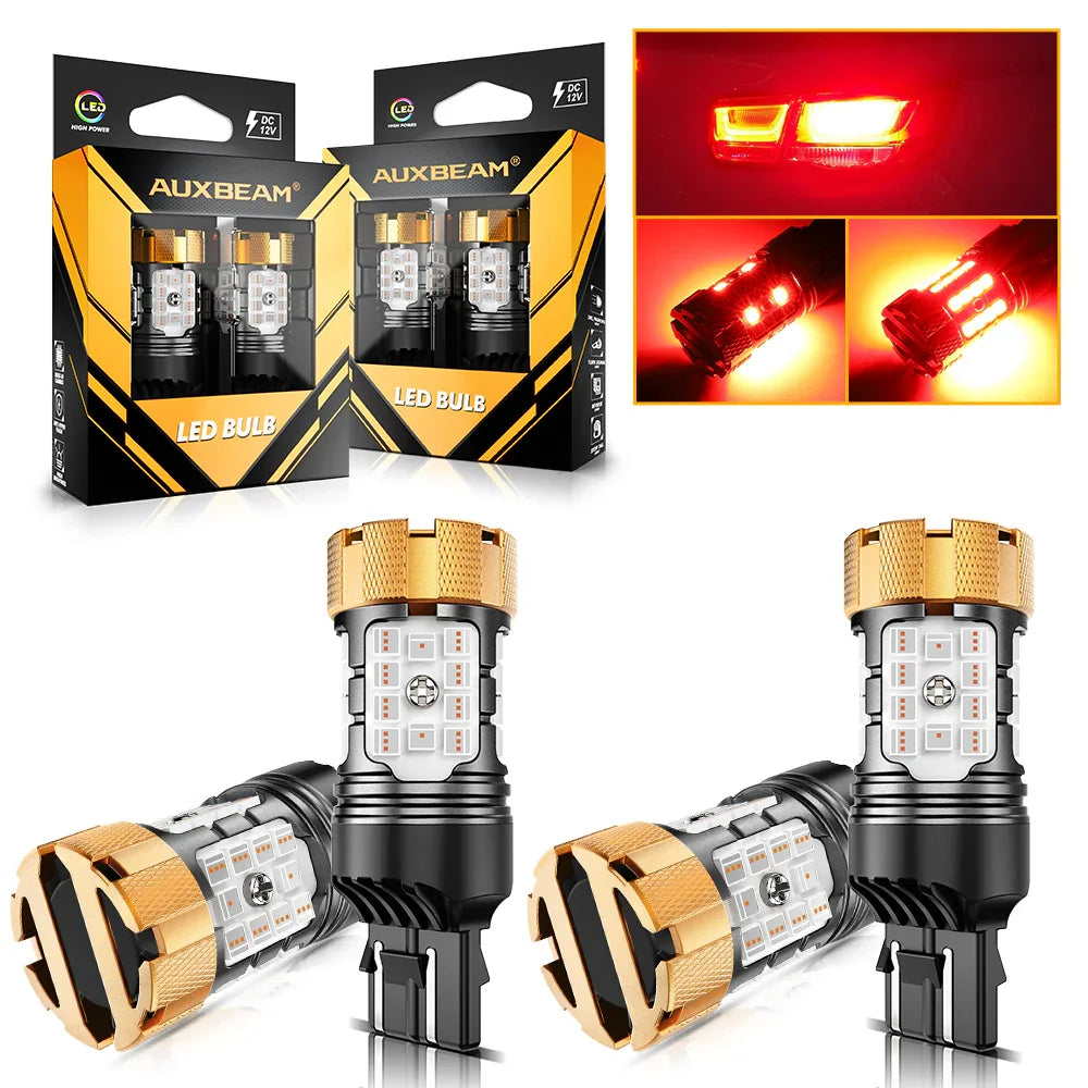 T20 7443 7440 LED Brake/Tail Light Bulbs 50W 4000LM CAN-Bus Error Free ...