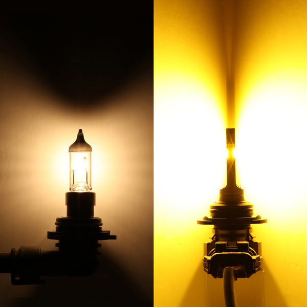 9006/HB4 10000LM 3000K Yellow Q5 LED Fog Light/DRL BULBS 50W