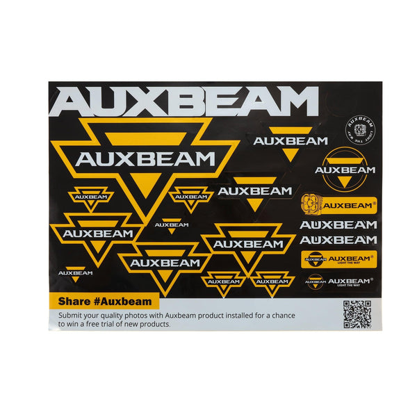 Auxbeam Designs Sticker Sheet