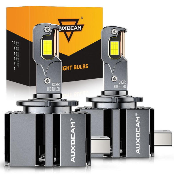 Auxbeam® D3 D3S D3R LED Headlight Bulb | Super Bright D-PRO Series HID ...