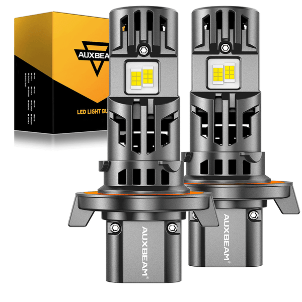 Auxbeam® H13/9008 LED Headlight Bulb|Dual Turbo Fans LED Headlight Bulbs