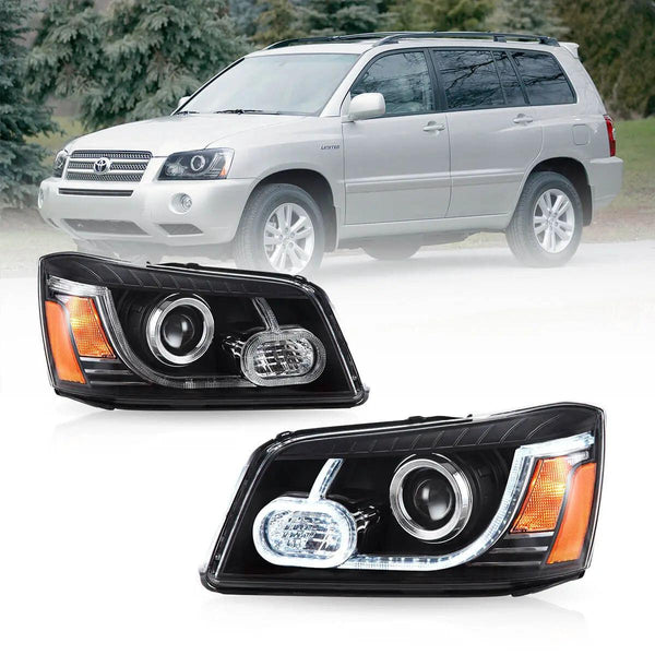 2004 2005 2006 2007 Toyota Highlander 1th Gen (XU20) Facelift LED ...