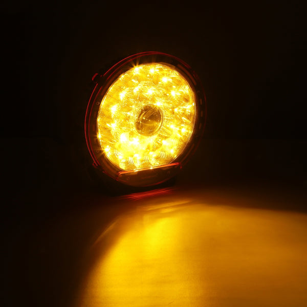 360 PRO/RAY-L Series 7/9 Inch LED Pod Lights Dark Amber Cover Light Sh