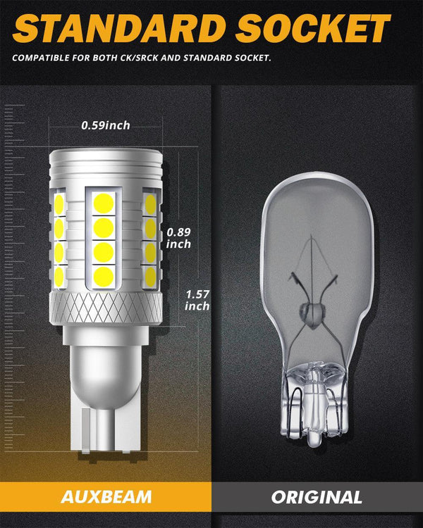 912 921 T15 20W 400% High Brightness 3030SMD LED Reverse Lights LED ...
