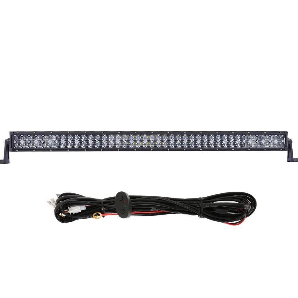42 inch 5D Series Straight/Curved Combo Beam Double Row LED Light Bar ...