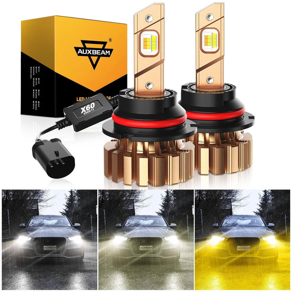 SWITCHBACK COLOR LED High Beam Low Beam Fog headlight bulbs replacement