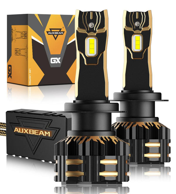 Auxbeam h7 GX Series 25000LM Brightest led headlight bulb, car bulbs